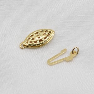 Filigree Fishhook Clasps, 14 Gold Filled and Sterling 925 Silver ...