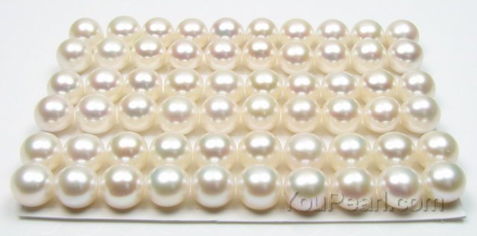 AA+ 9-10mm Button Pearls, Freshwater Pearls, Lavender Natural Pearls ...