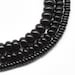 Black Onyx Rondelle Beads, 2x4mm 4x6mm 4x8mm Black Agate Beads, Natural ...