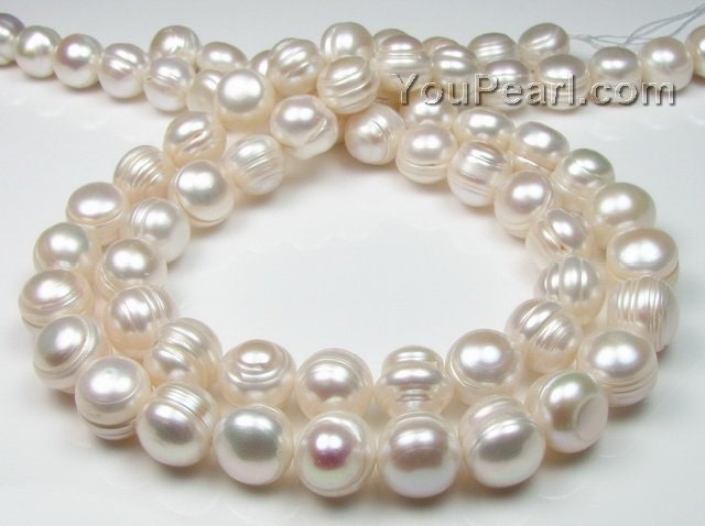 White Fresh Water Pearl 11-12mm Natural Pearl Beads Large - Etsy