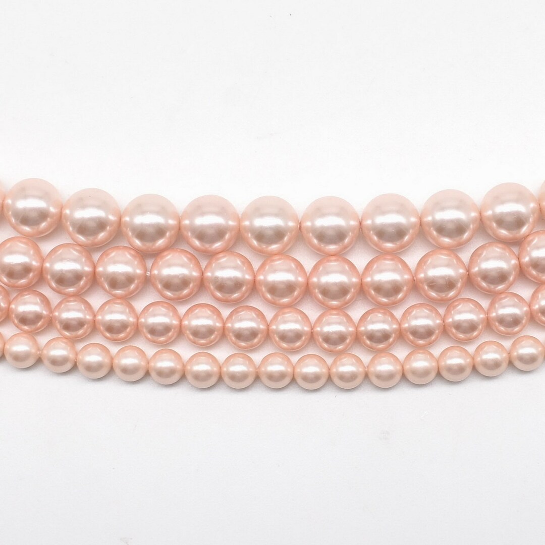 Pink Shell Pearls, 6mm 8mm 10mm 12mm 14mm A Grade Big Shell Pearl Beads ...