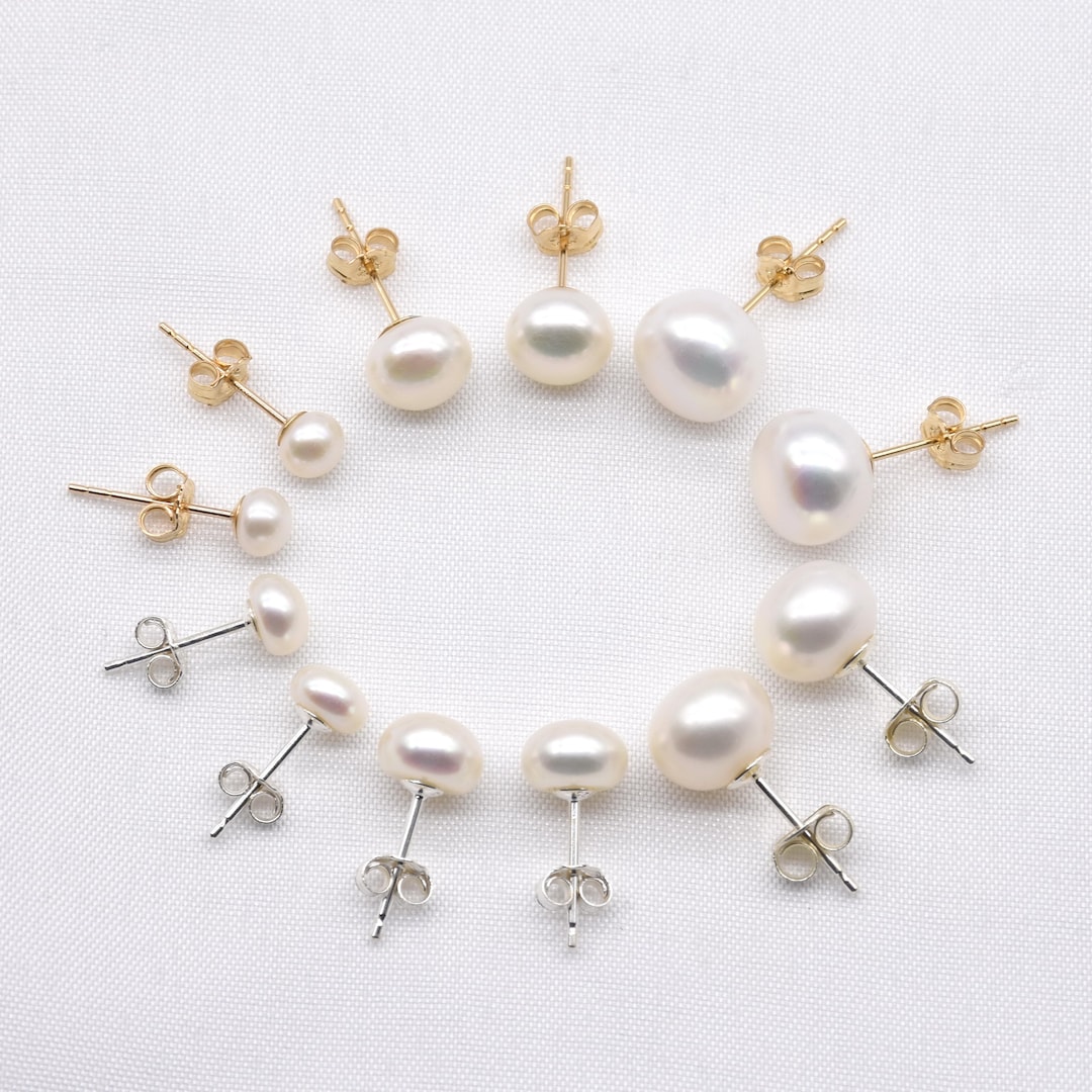 Pearl Stud Earrings 14K Gold Filled Sterling Silver Freshwater Tiny pearl-stud-earrings-14k-gold-filled-sterling-silver-freshwater-tiny