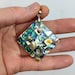 Abalone Shell Pendant, Square Sea Shell Pendant, Mosaic Abalone Pendant ...