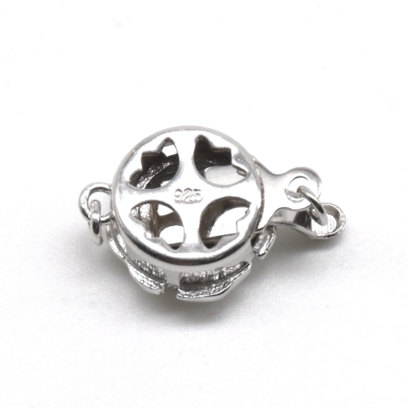 Single Strand Clasp Flower Box Clasp 925 Silver Clasp - Etsy