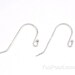 Sterling 925 Silver Shepherd Hooks, Earring Findings, French Ear Hooks ...