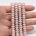 8-9mm Lavender Button Pearls, Genuine Freshwater Pearl Beads, Natural ...