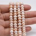 Genuine Freshwater 7-8mm Pink Button Pearls Cultured Pearl - Etsy