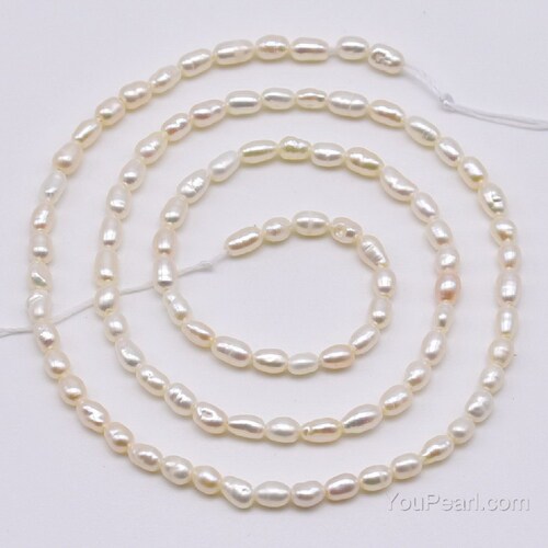 2.5-3mm Tiny Pearls Natural Potato Freshwater Pearl Beads | Etsy