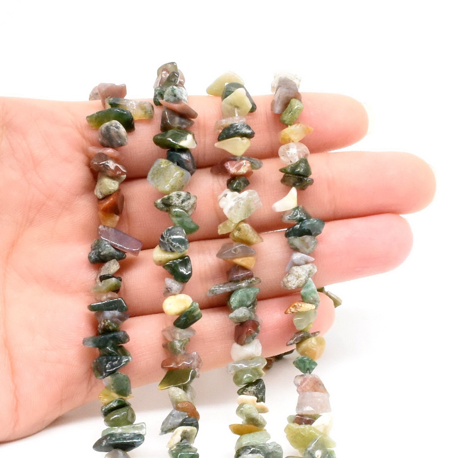 Jewelry & Beauty Materials Jewelry Making & Beading Durzy Agate Beige ...