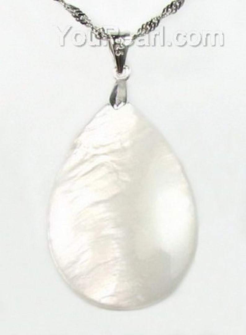 Abalone shell pendant teardrop shell pendant abalone paua | Etsy