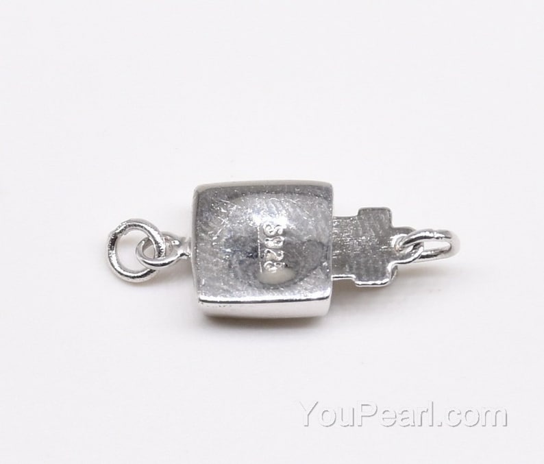 Box Filigree Clasp 925 Silver Clasp Single Strand Pearl | Etsy