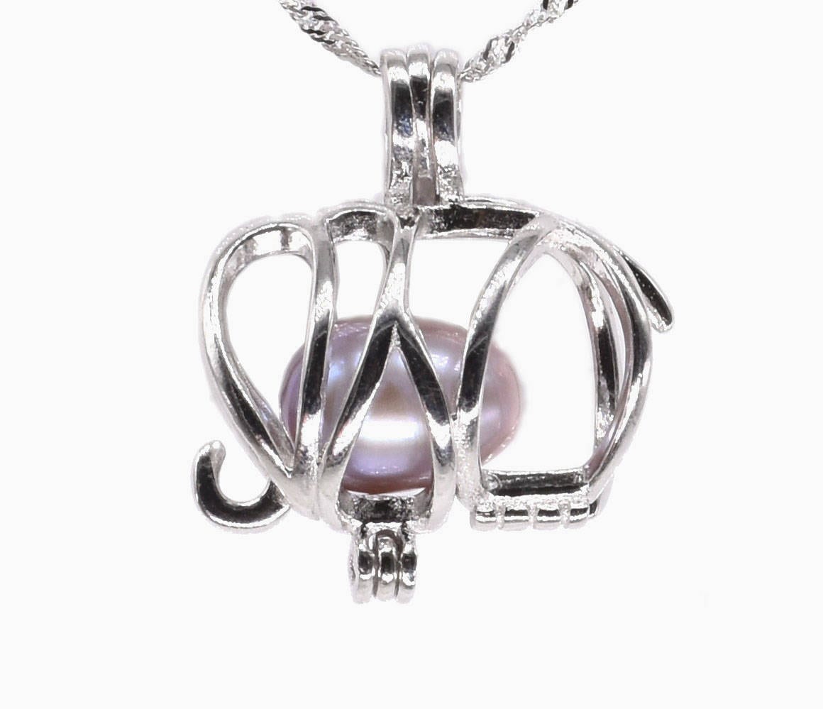 Elephant Cage Pendant 925 Sterling Silver Cage Charm | Etsy