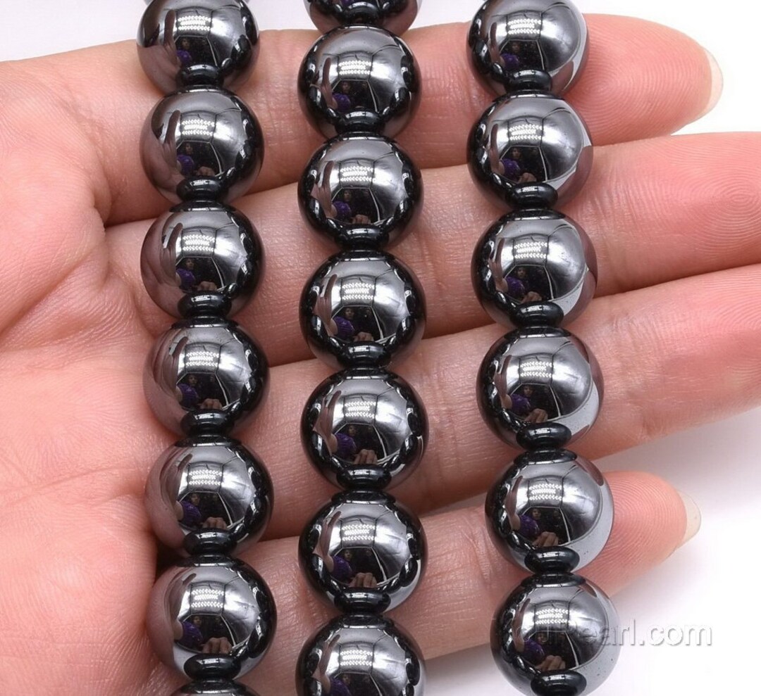 Hematite Beads 2mm 3mm 4mm 6mm 8mm 10mm 12mm, Round Shape Smooth ...