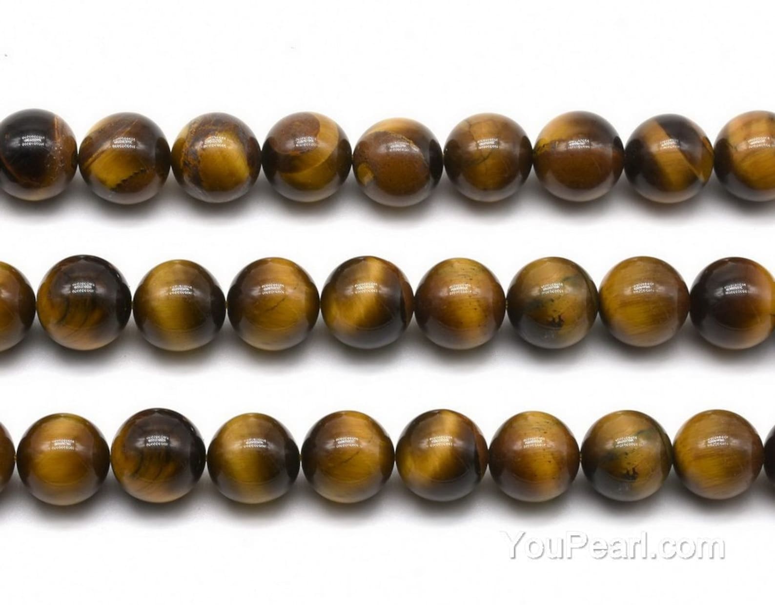 Tiger's Eye Beads 4mm 6mm 8mm 10mm 12mm Round Smooth | Etsy