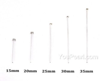 Silver Flat Head Pins,200pc Silver Plated Metal Headpins Head Pins ...