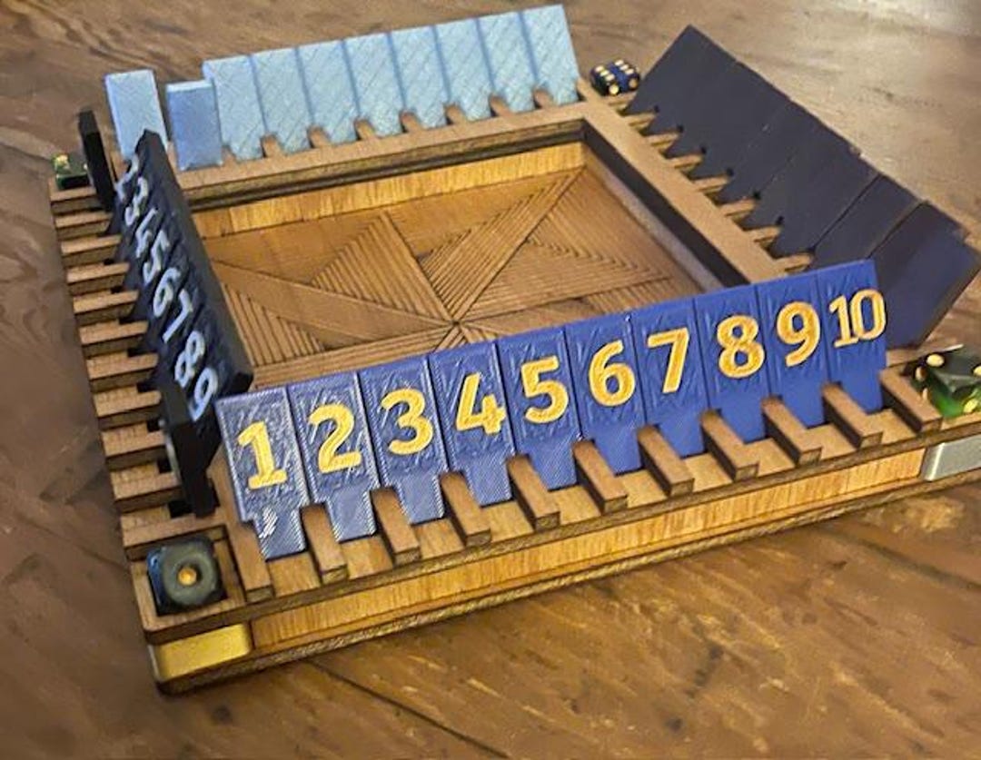 Shut the Box Game, Colorful Game, Counting Game, Handcrafted - Etsy