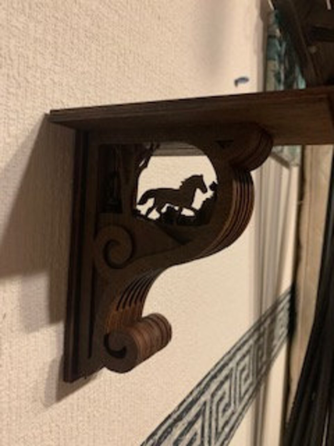 Rustic Wildlife Animal Corbel Shelf 3d Wildlife Scene Shelf | Etsy