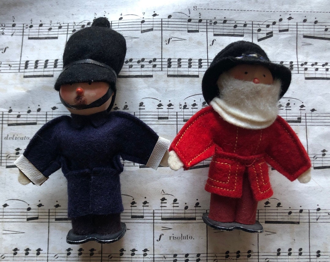 Vintage Delightful Made in Great Britain Tourist Felt Plastic Dolls ...
