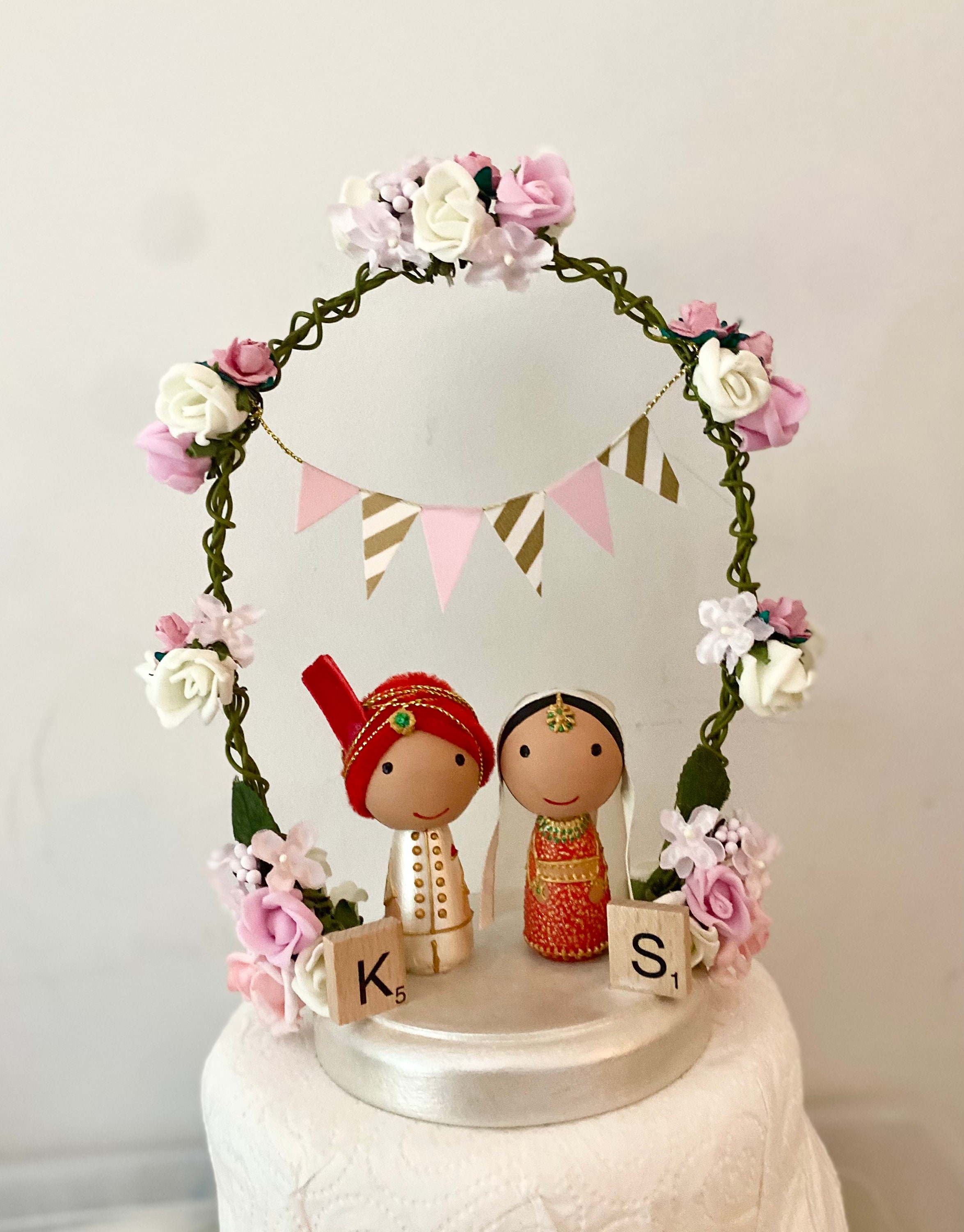 SORAYA Desi Cake Topper Personalizado Pakistaní / Indio / | Etsy