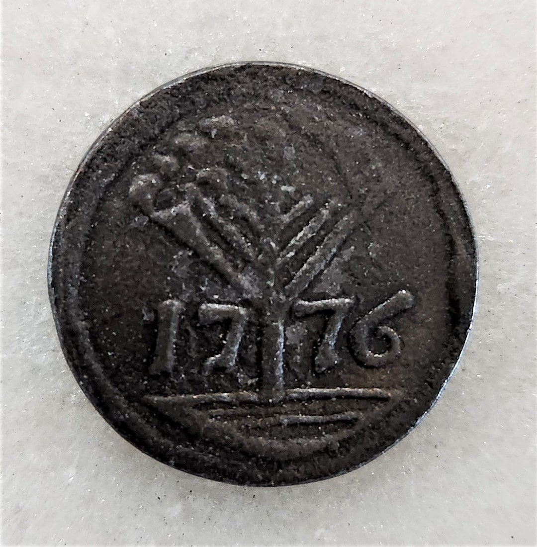 Coin New Hampshire Pine Tree Halfpenny, William Moulton, Replica - Etsy