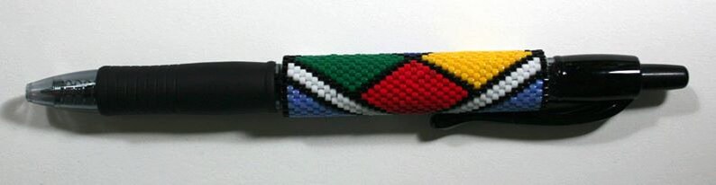 Beadbrickie JESTER PEN WRAP Odd Count Peyote Pattern | Etsy