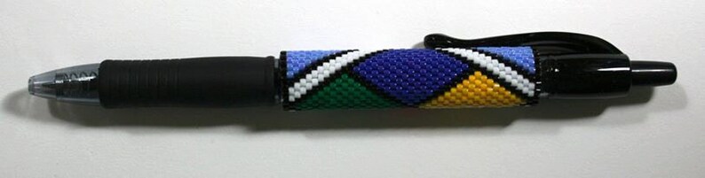 Beadbrickie JESTER PEN WRAP Odd Count Peyote Pattern | Etsy