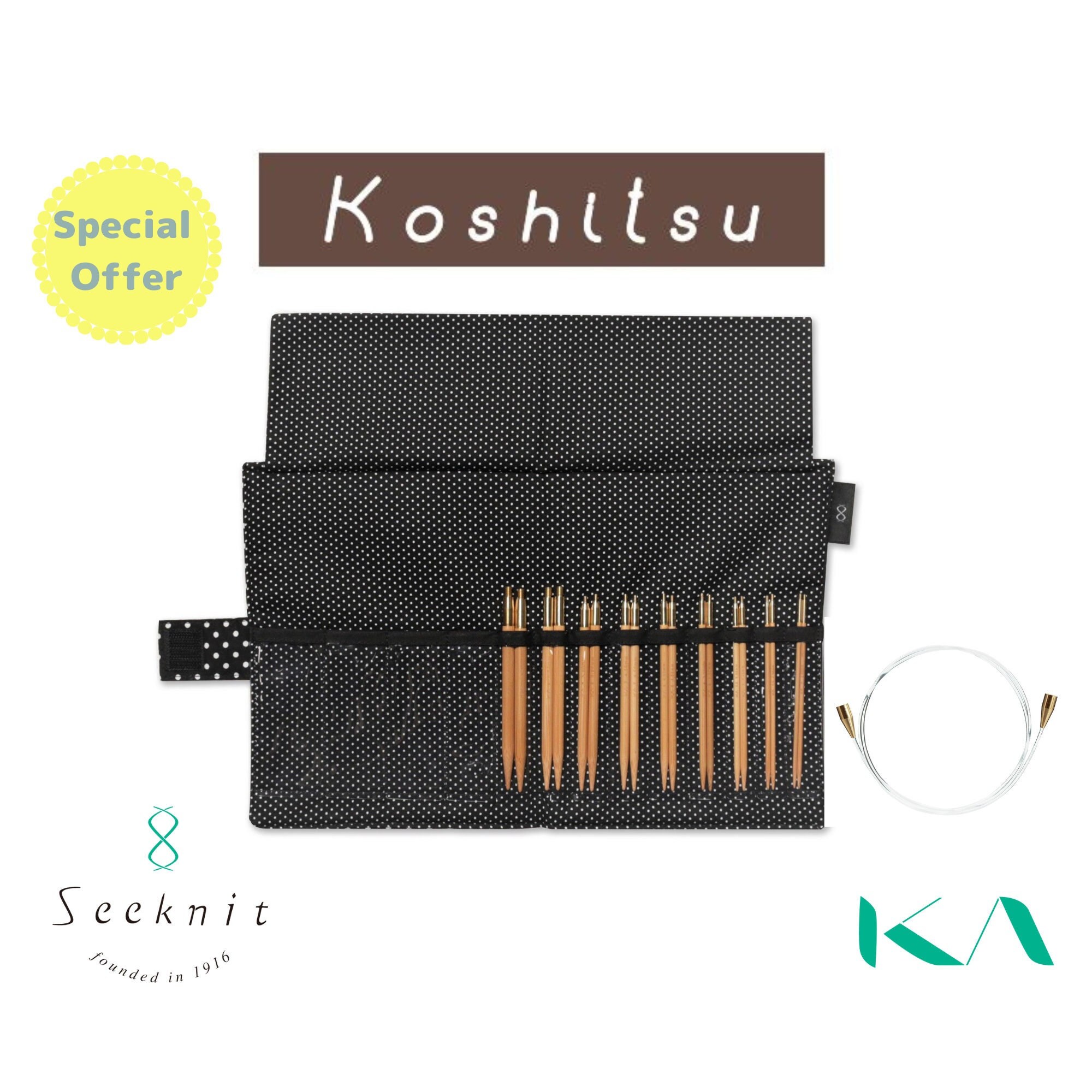 Seeknit Koshitsu Interchangeable Circular Knitting Needle - Etsy