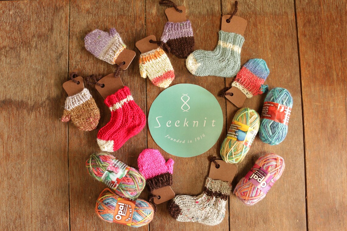 Knitting Pattern, Crochet Mini Stocking, Stocking Pattern, Advent ...