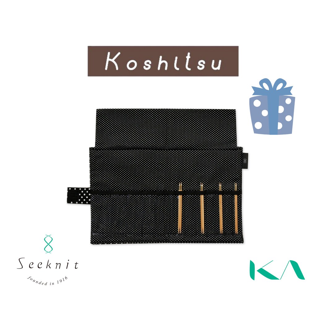 Seeknit Koshitsu 4"/10 Cm S Set, Bamboo Interchangeable Circular Needles, Knitting Needles, Size ...