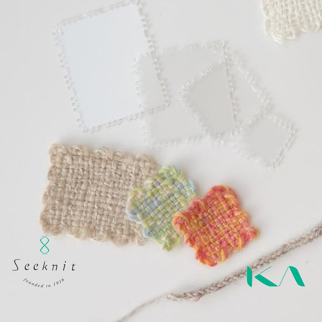 Seeknit Square Mini Weaving Loom Sets, 4 Sizes, Woven Fabric, Coaster ...