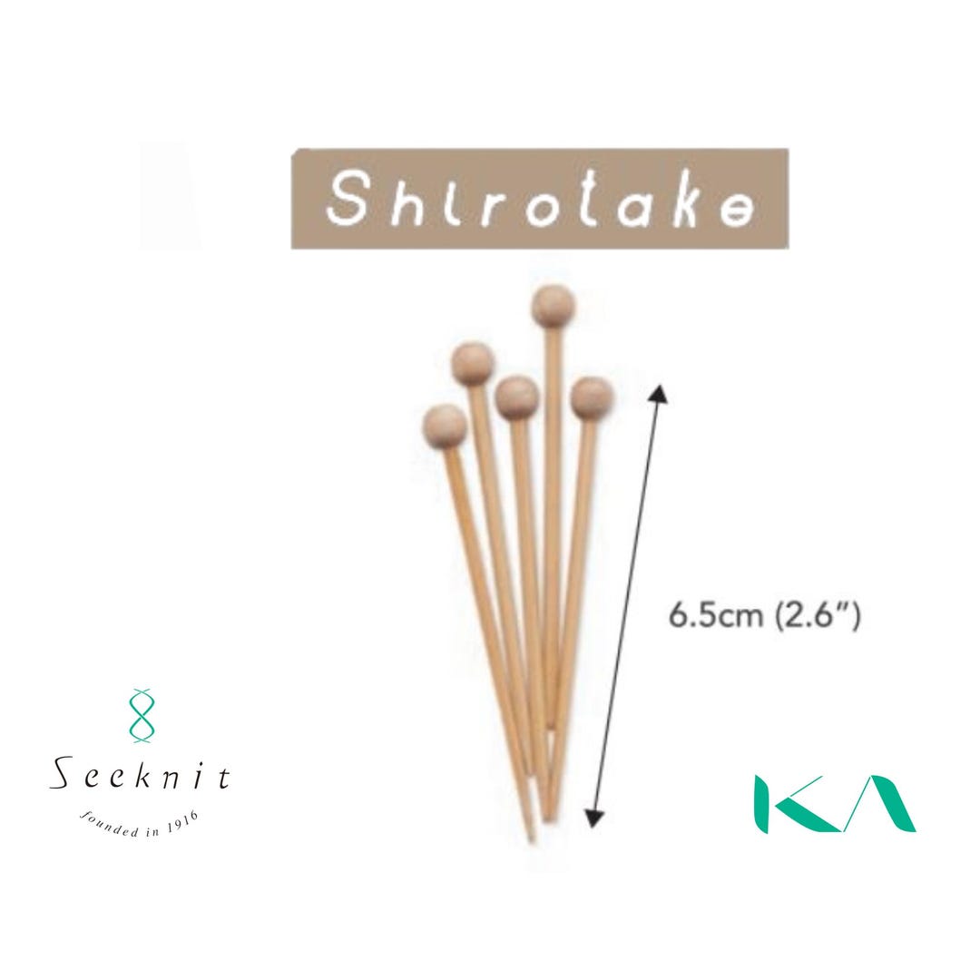 Seeknit Bamboo Marking Pins, Knitting Needle, Set of 5 - Etsy