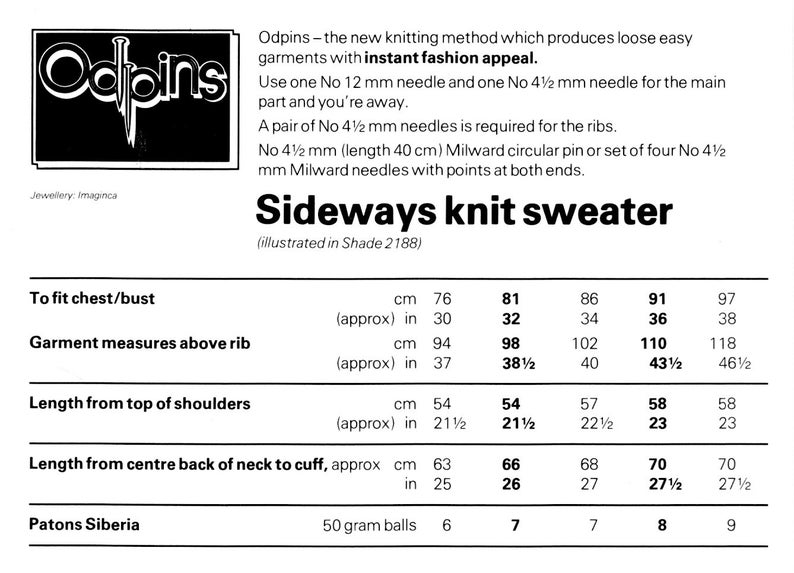 Women's Loose, Easy V-neck Sweater Knitted Sideways on Odd Size Needles ...