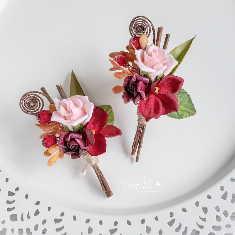 Groomsmen Buttonhole - Etsy