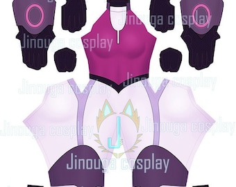 Uraraka Ochaco V1 Suit Pattern download File - Etsy