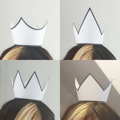 A4 DIY Printable Crown Templates to Make Foam Crowns - Etsy