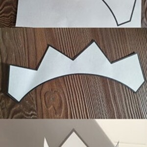 A4 DIY Printable Crown Templates to Make Foam Crowns - Etsy