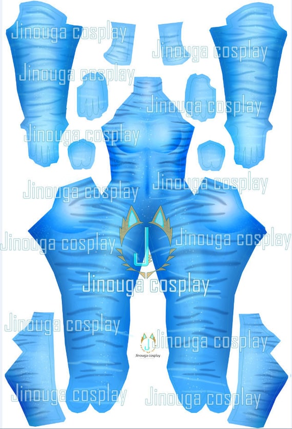 Avatar female bodysuit pattern download file | Etsy