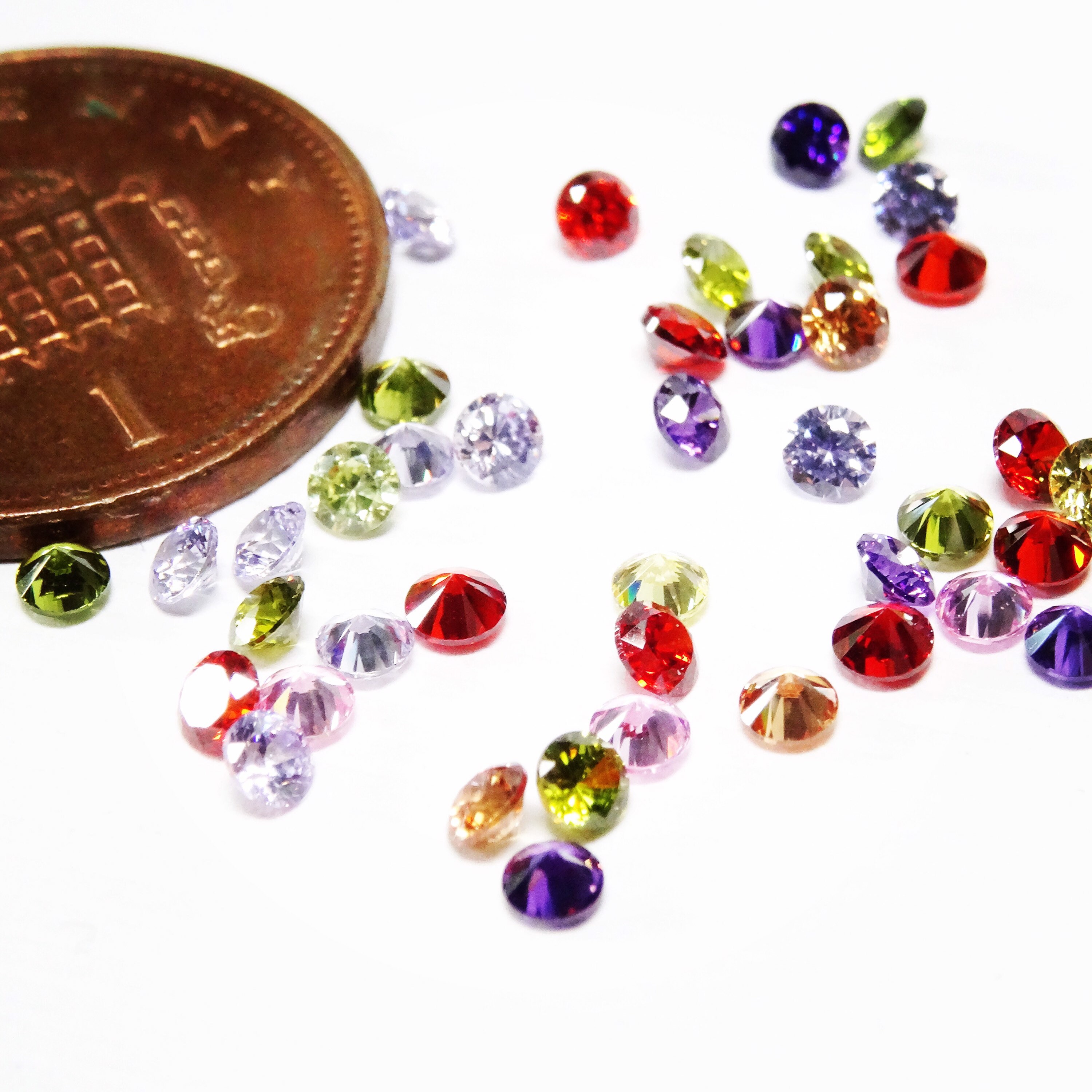 10-50 Pack Various Sizes Cubic Zirconia Shaped Cubic Zirconia - Etsy UK