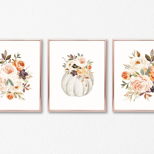 Fall Wall Decor Fall Wall Art Set of 3 Print Fall Printable - Etsy