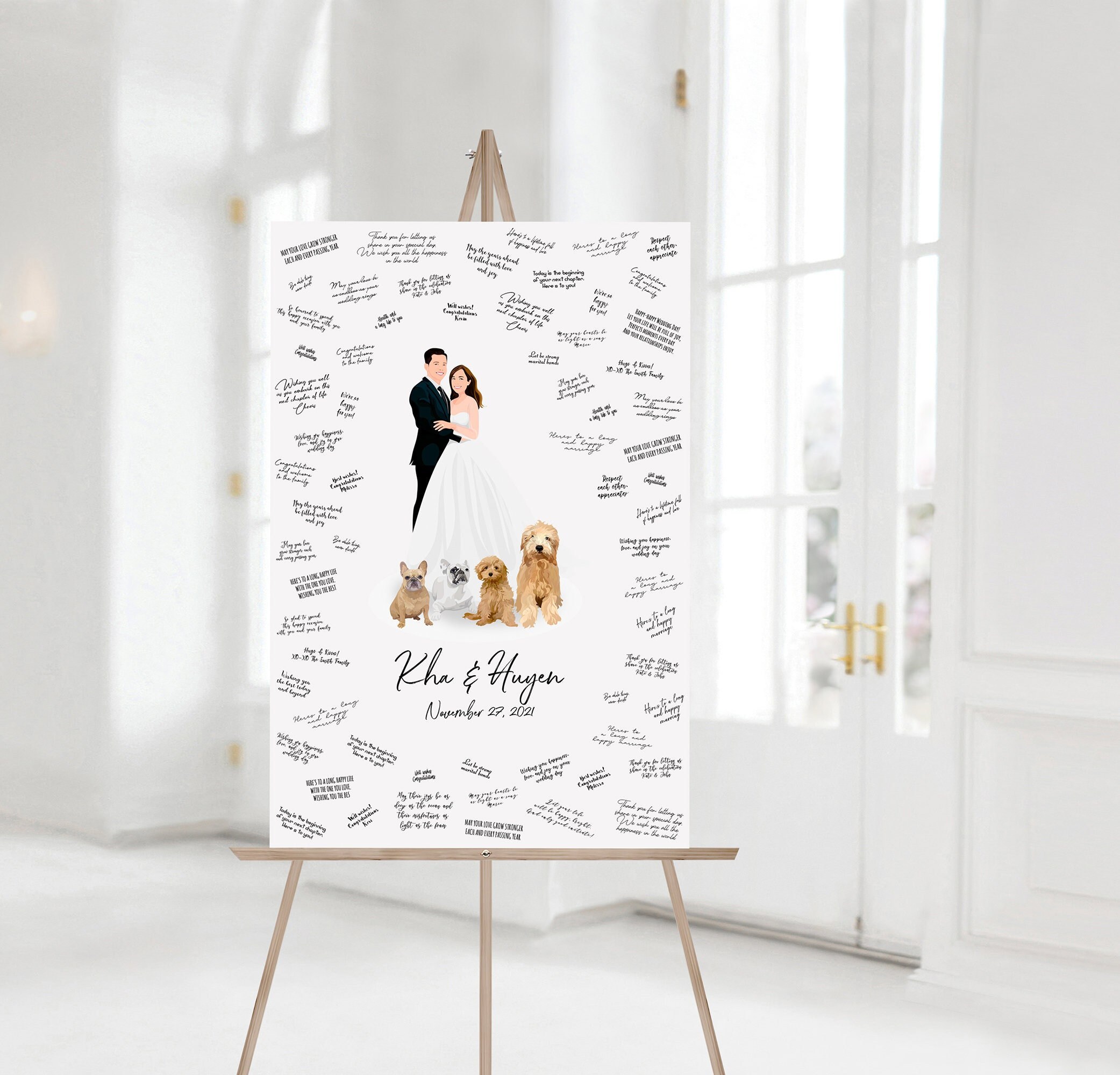 Custom Guest Book Alternative Wedding Guest Book Custom - Etsy