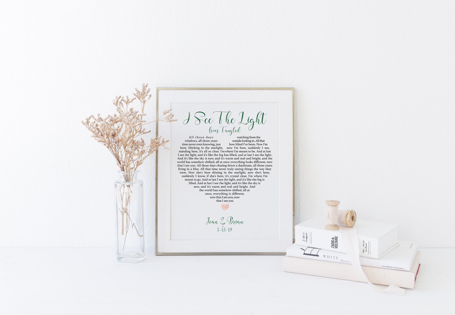 Custom Song Lyrics Print, Heart Shaped Lyrics, First Dance Lyrics ...