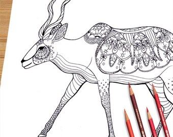 Kudu Printable - Etsy