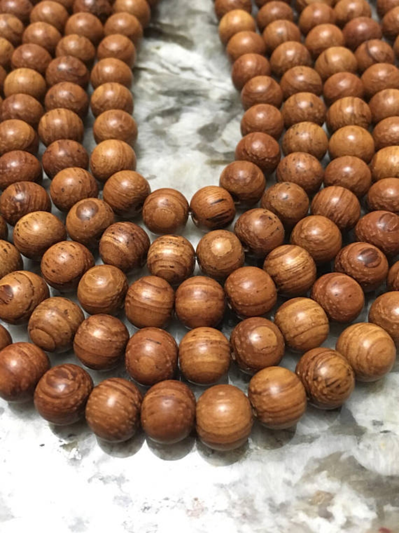 Bayong Wood Beads8mm Natural Wood Beads Mala Necklace Beads | Etsy