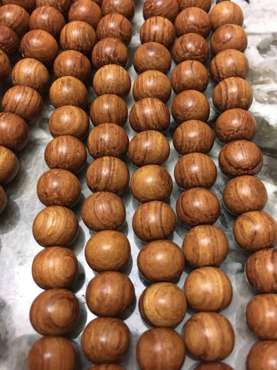 Bayong Wood Beads, 6mm, Natural Wood Beads, Mala Necklace Beads, 16 ...