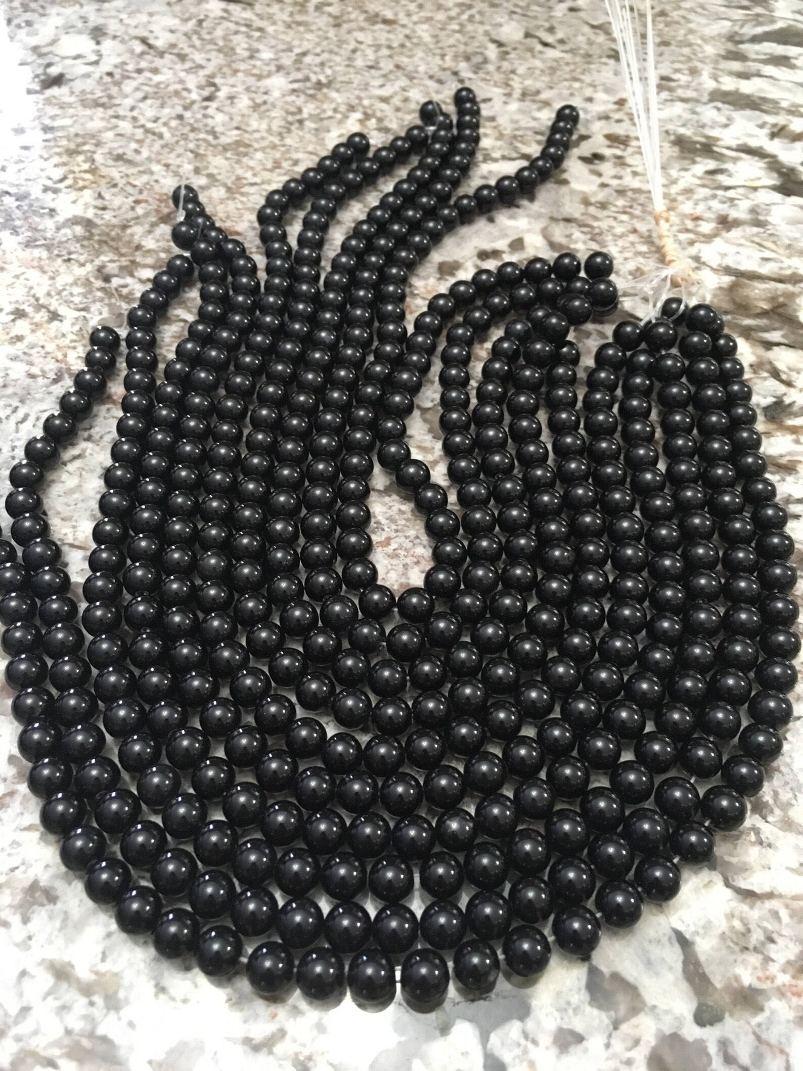 Black Onyx 8mm for Essential Oil Bracelets and Necklaces, Spiritual ...