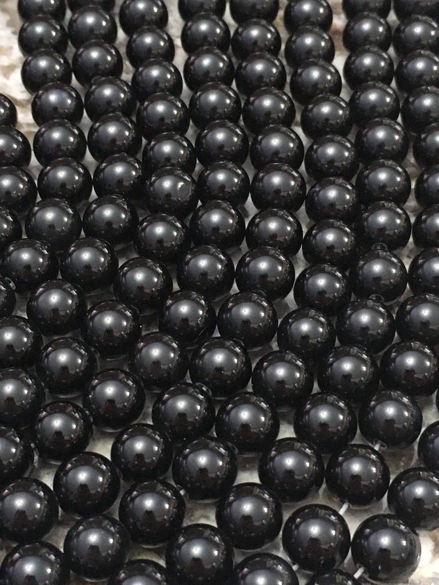 Black Onyx 8mm for Essential Oil Bracelets and Necklaces, Spiritual ...