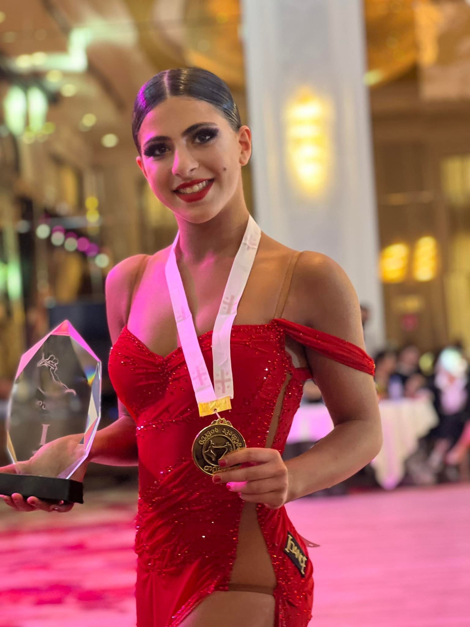 Red Latin Dance Competition Dress With Stones - Etsy