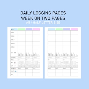 Printable Optavia 5-1 Food Diary: Weight Loss Tracker (a5/half Letter ...