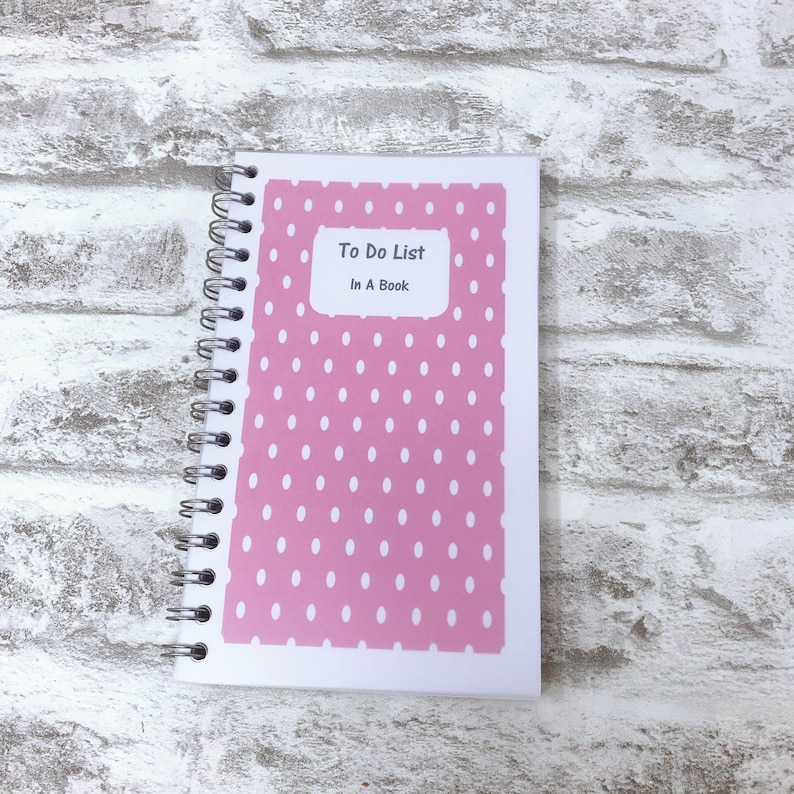 To Do List Book Get Organised Notebook Make Lists | Etsy