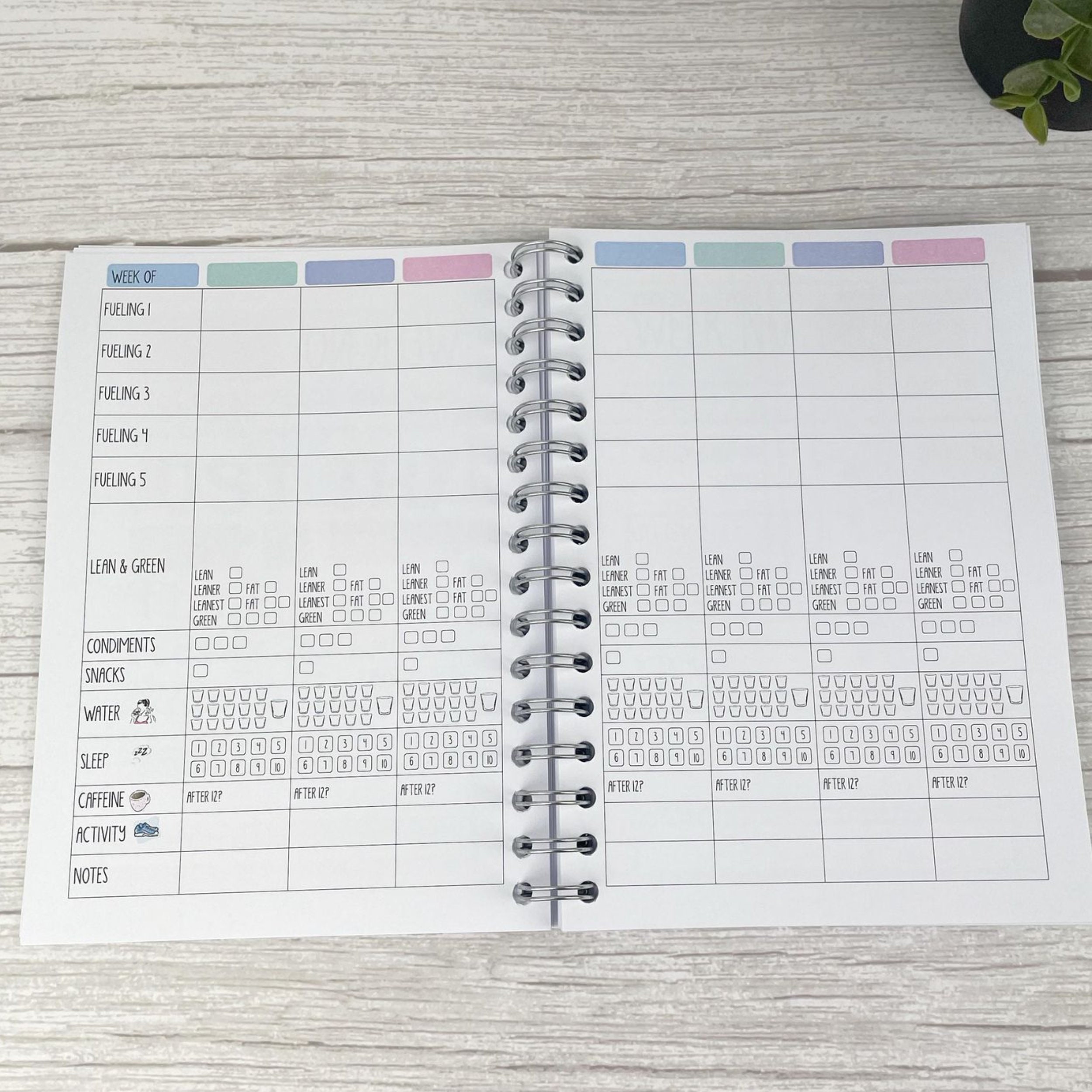 Optavia 5/1 Food Diary Weight Loss Journal Optavia Tracker - Etsy UK